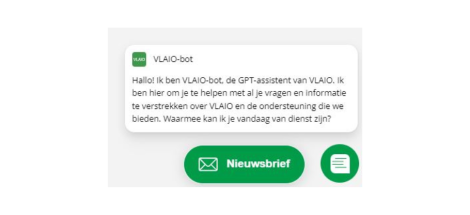 Brons voor VLAIO-chatbot | VLAIO