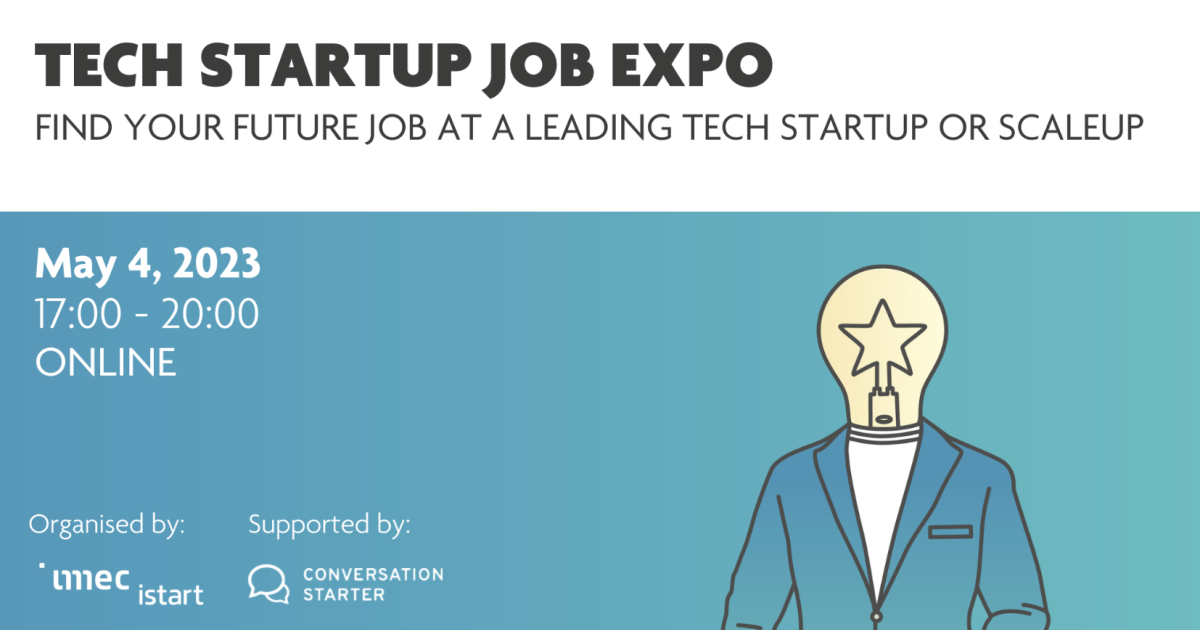 Tech Startup Job Expo | VLAIO