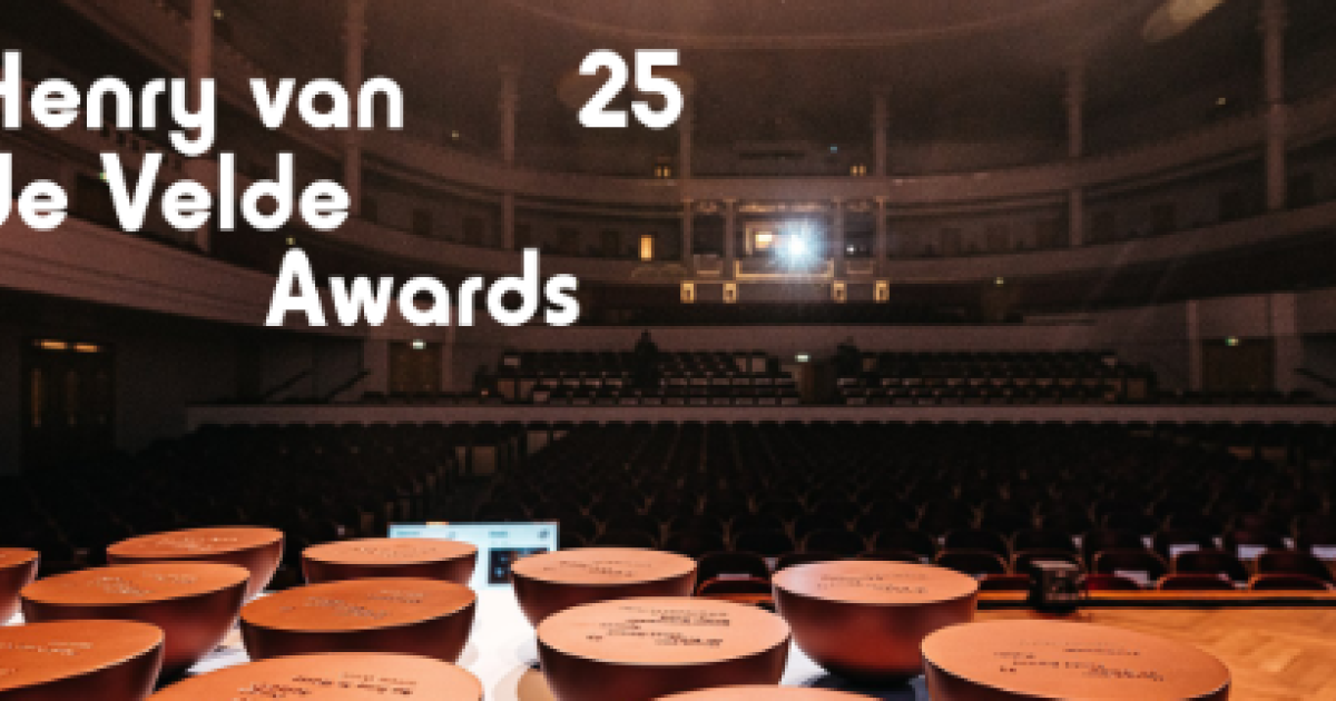 Een Henry van de Velde Award winnen? Schrijf je in tot 31 mei | VLAIO